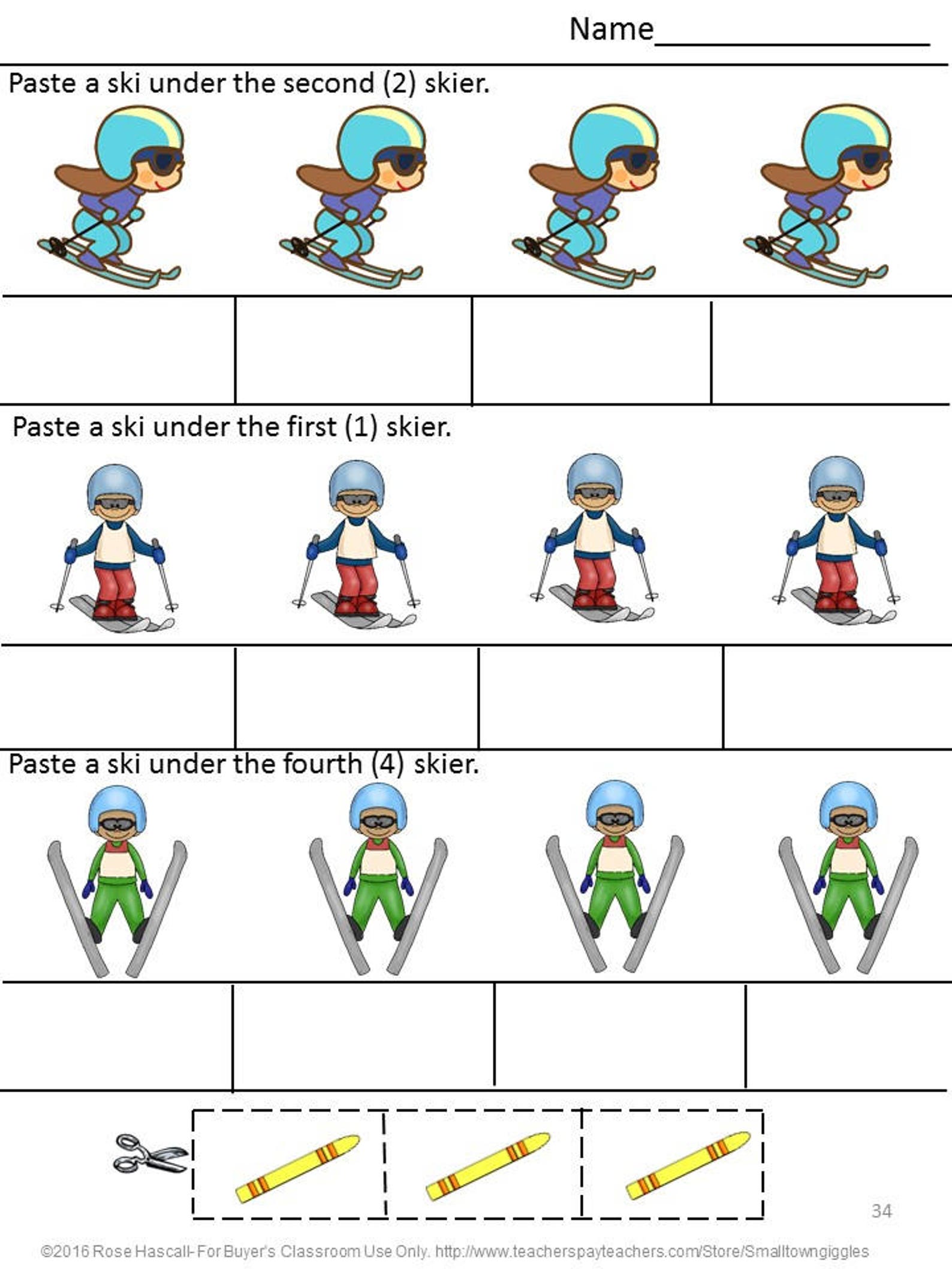 Winter Sports Math Literacy Worksheets Olympics Worksheets Digital ...