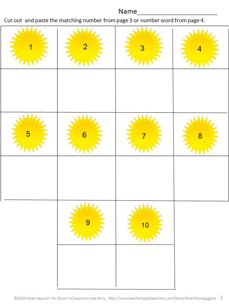 Spring Summer Math Worksheets, Distance Learning, Digital Download P.K ...