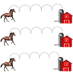 Farm Math and Literacy Tracing Activities, Fine Motor Skills, Math ...