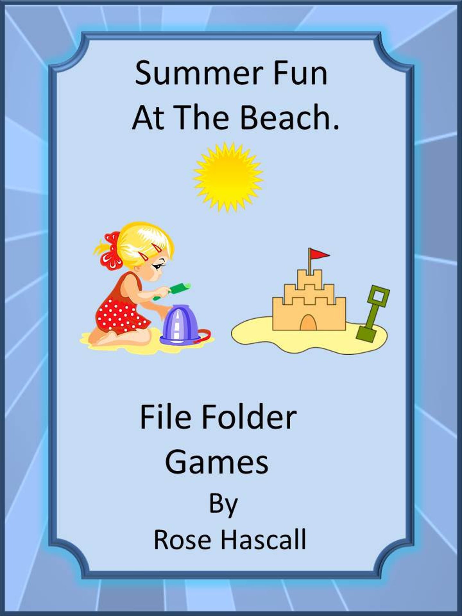 Summer File Folder Games Preschool, Kindergarten, Special Education ...