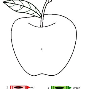 Fall Color by Number Math Center Kindergarten Special Education Autism ...