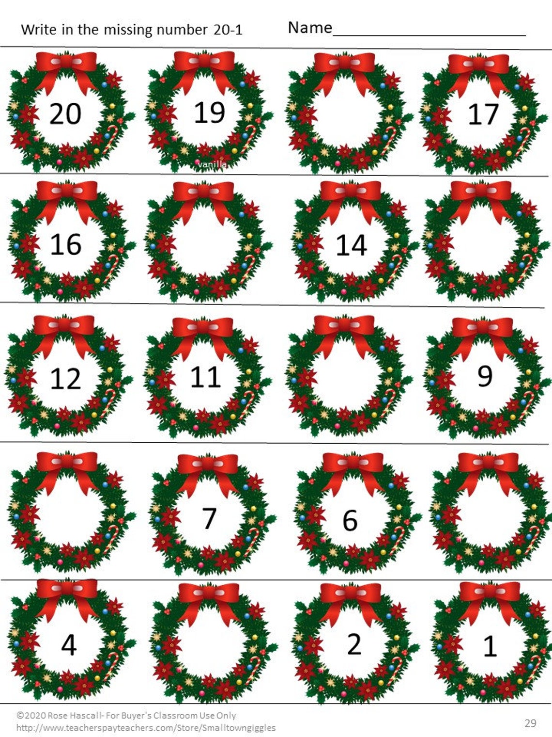 Winter Math Worksheets, Distance Learning, Digital Download, Printable ...