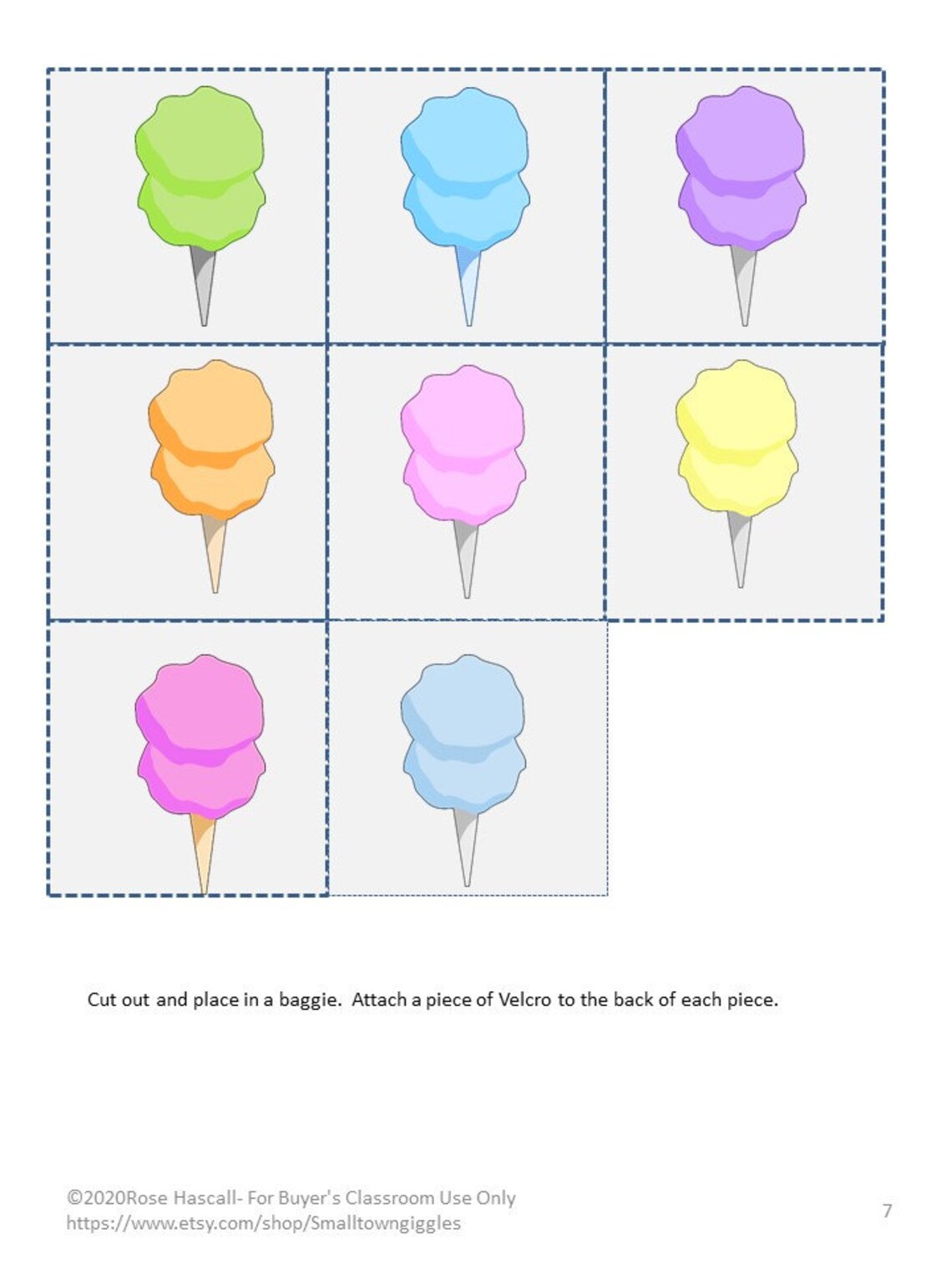 Circus Math Literacy File Folder Games Learning Centers Kindergarten ...