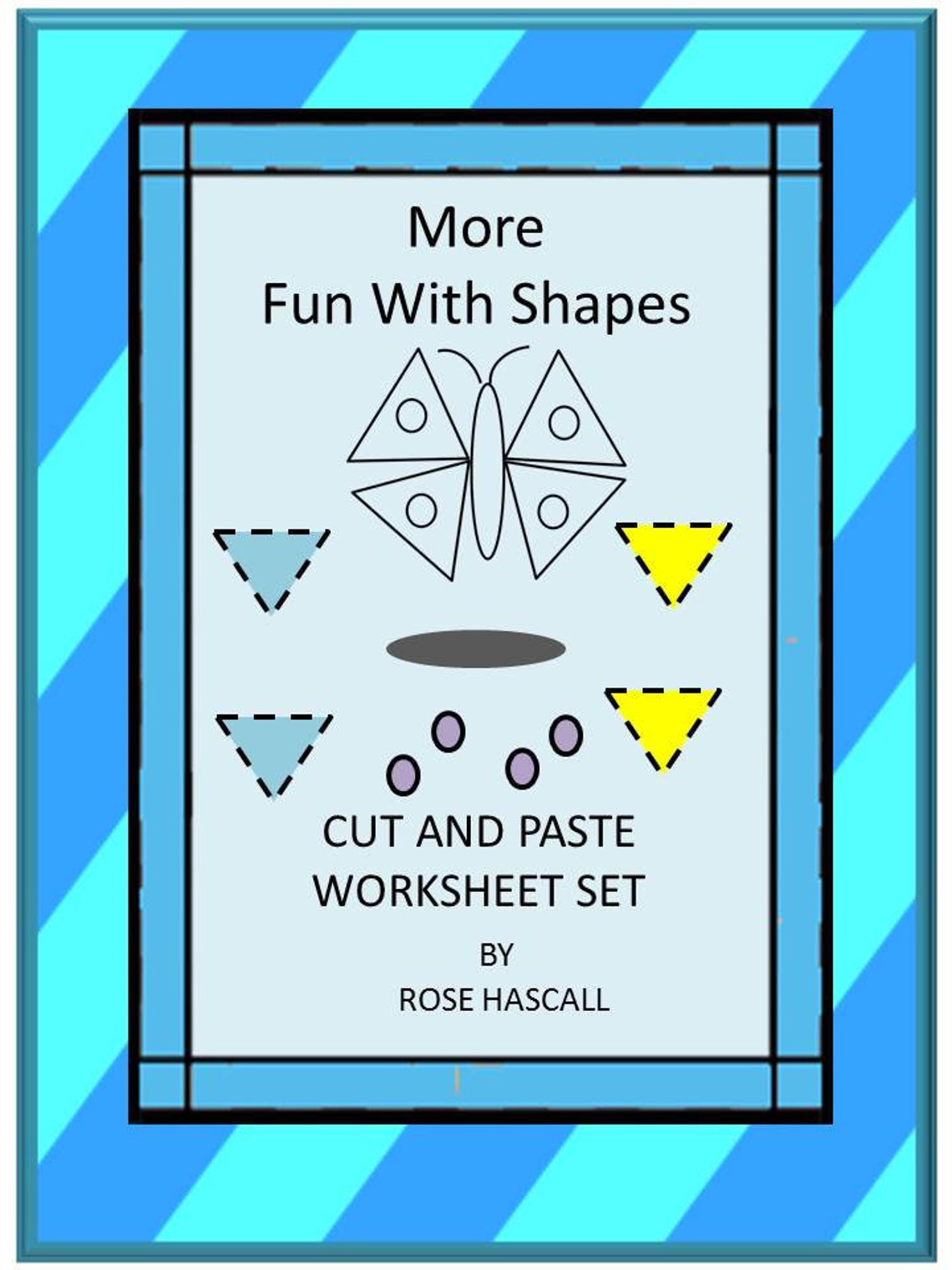 Shapes Set 2 Cut and Paste Shapes, Fine Motor Activities Special ...
