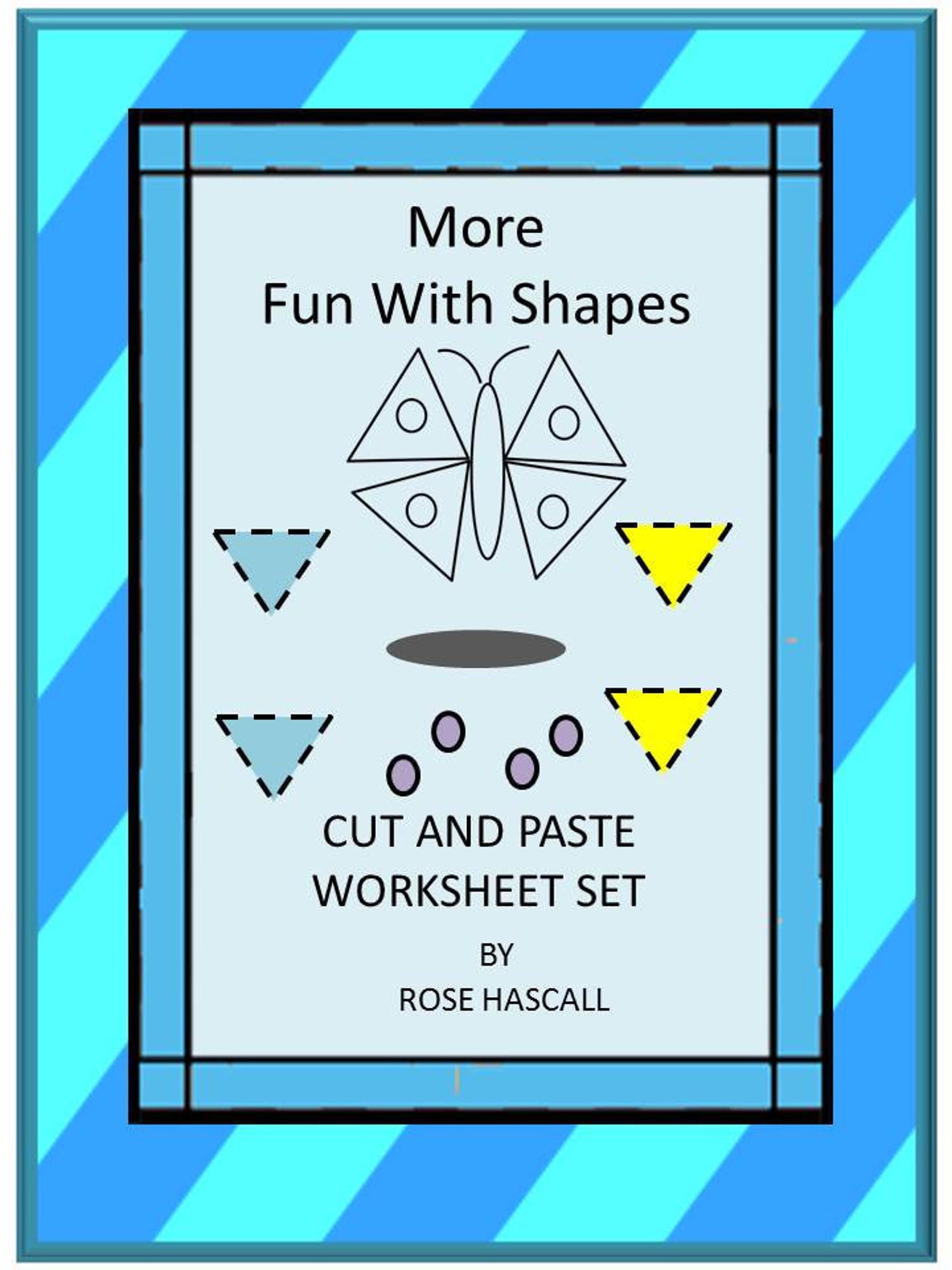 Shapes Set 2 Cut and Paste Shapes, Fine Motor Activities Special ...