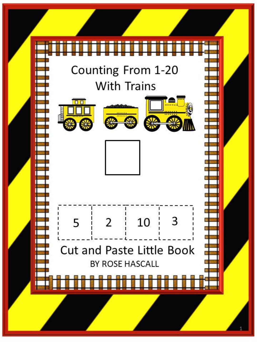 Counting From 1-20 Cut and Paste Little Book - Etsy