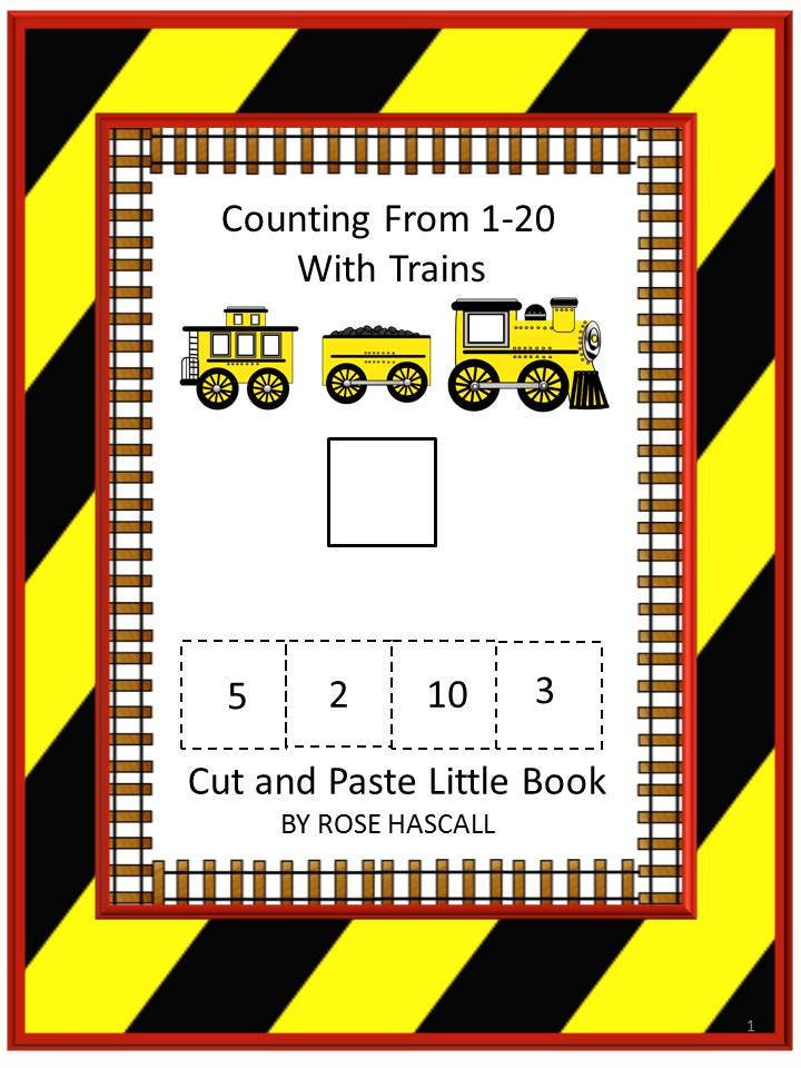 Counting From 1-20 Cut and Paste Little Book - Etsy