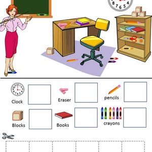 Back to School Alphabet Cut and Paste Special Education Fine Motor ...