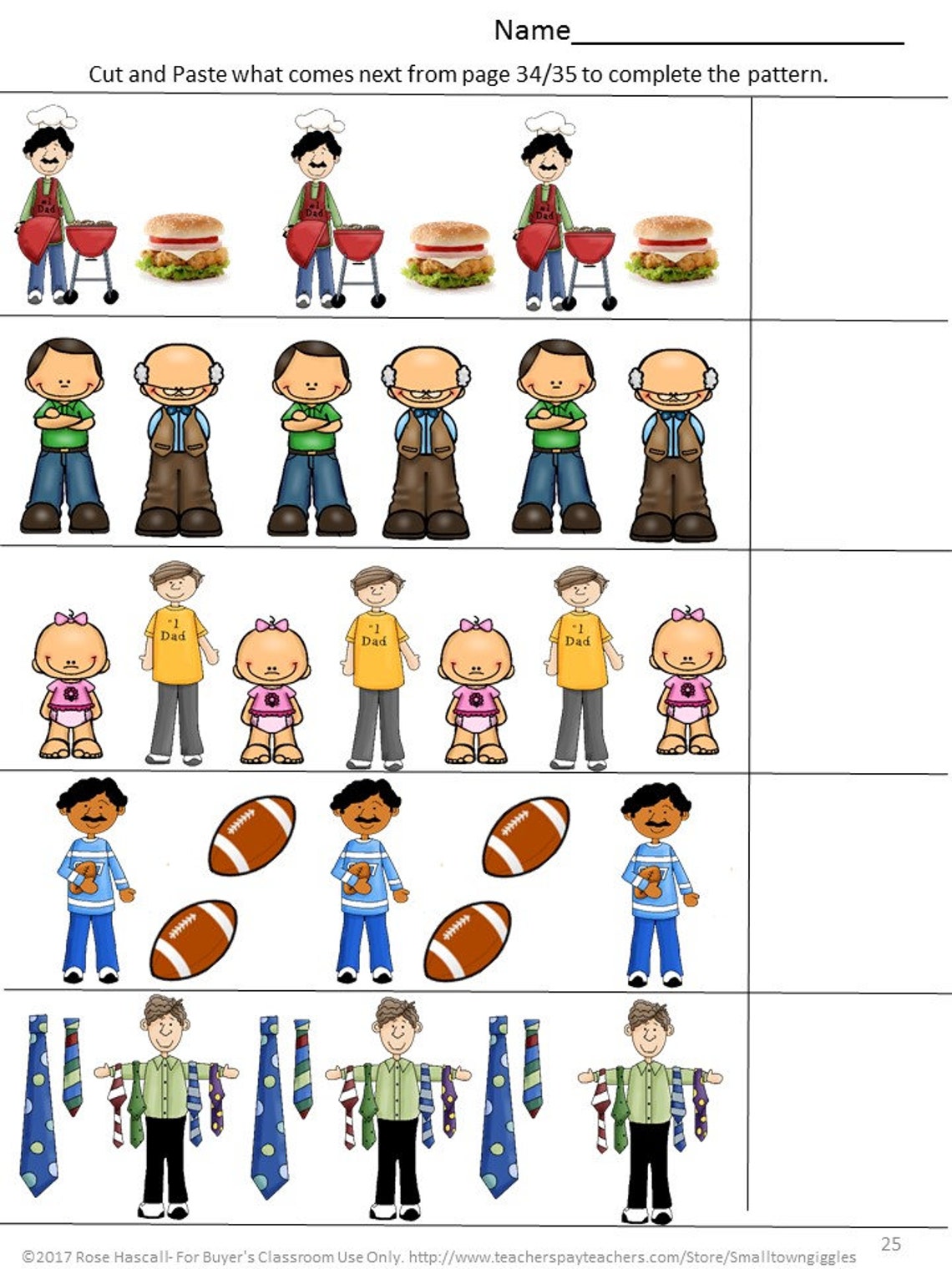 June Cut and Paste Bundle Special Education Fine Motor Kindergarten ...