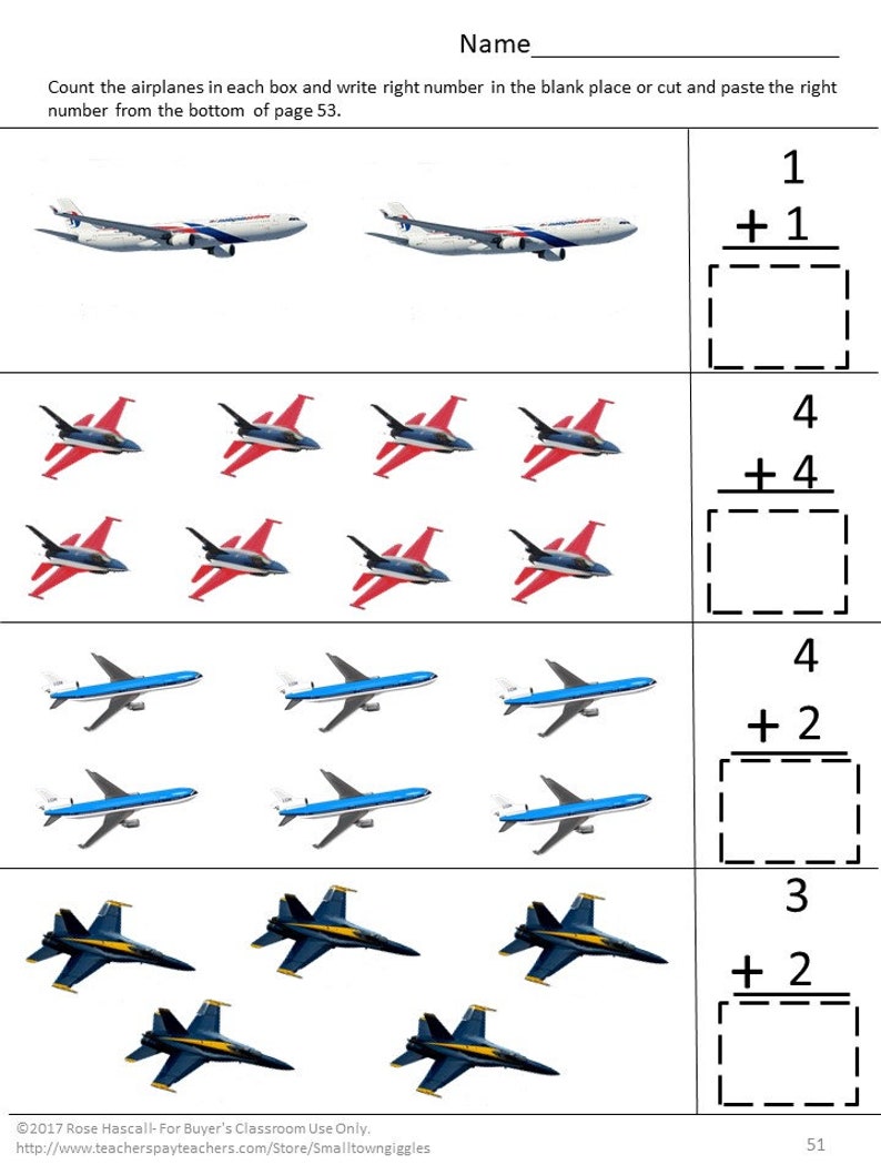 Bundle: August/september Back to School Cut and Paste Unit Fine Motor ...