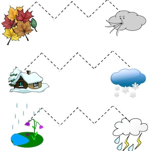Weather Tracing Activities Early Childhood Special Education Preschool ...