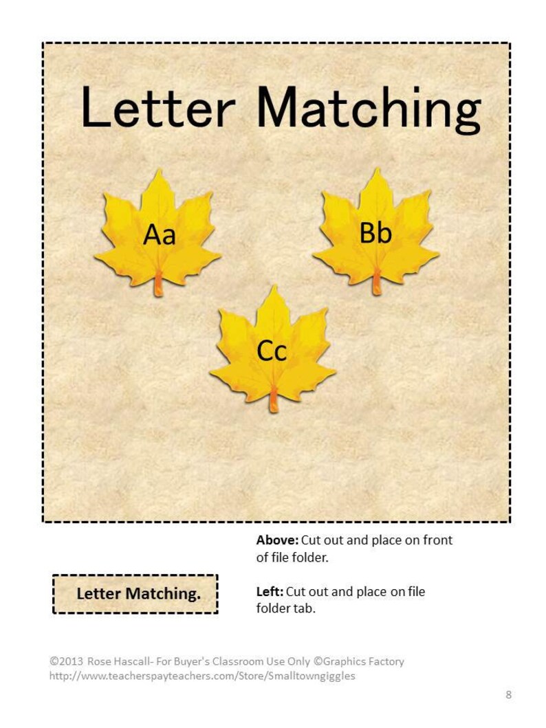 File Folder Games, Autumn Leaves, Fall Leaves, Fine Motor Skills ...