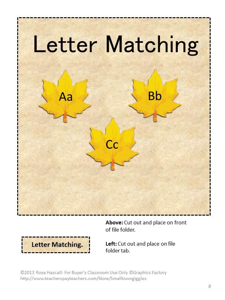 File Folder Games, Autumn Leaves, Fall Leaves, Fine Motor Skills ...