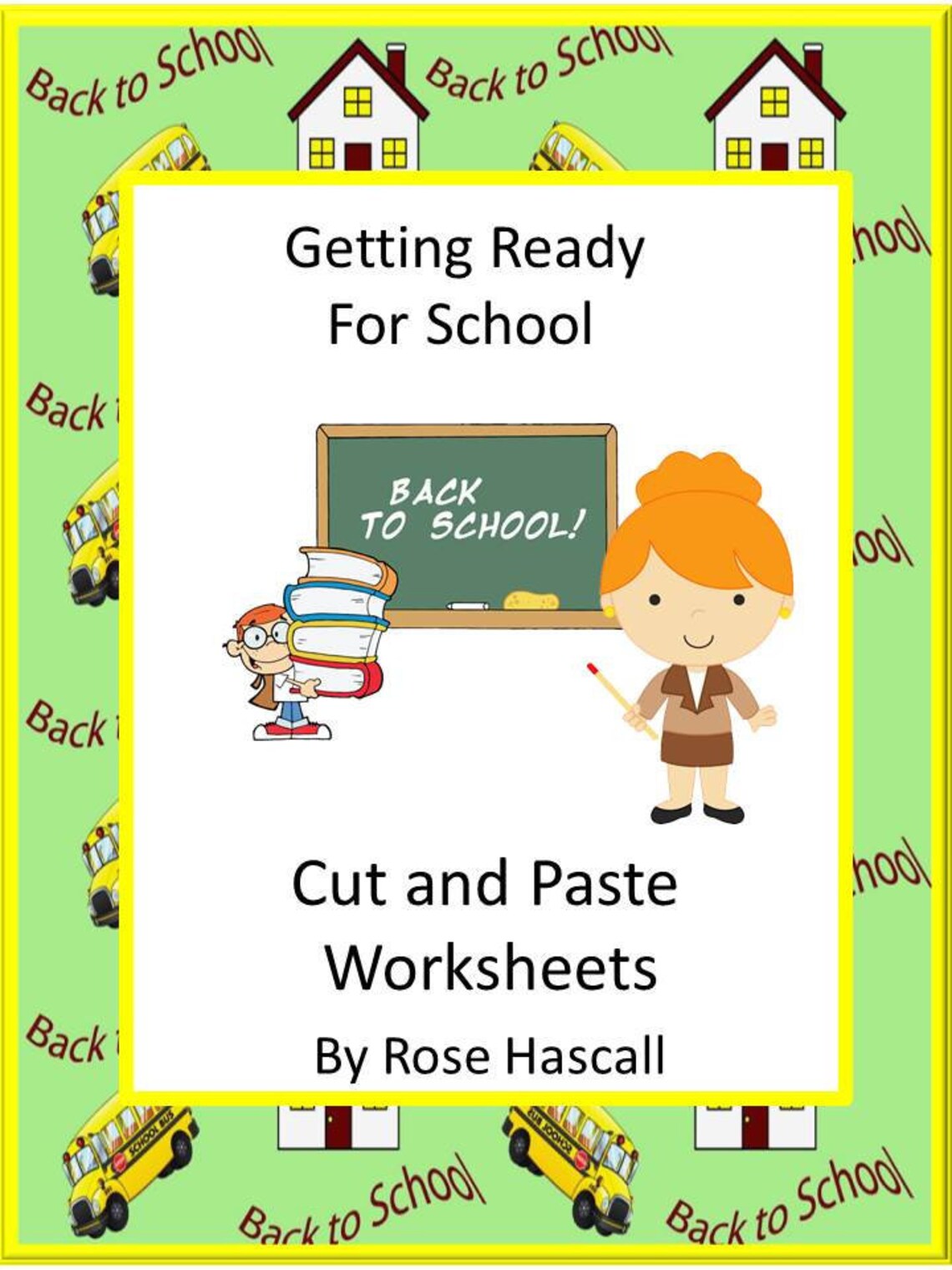 Back to School Alphabet Cut and Paste Special Education Fine Motor ...