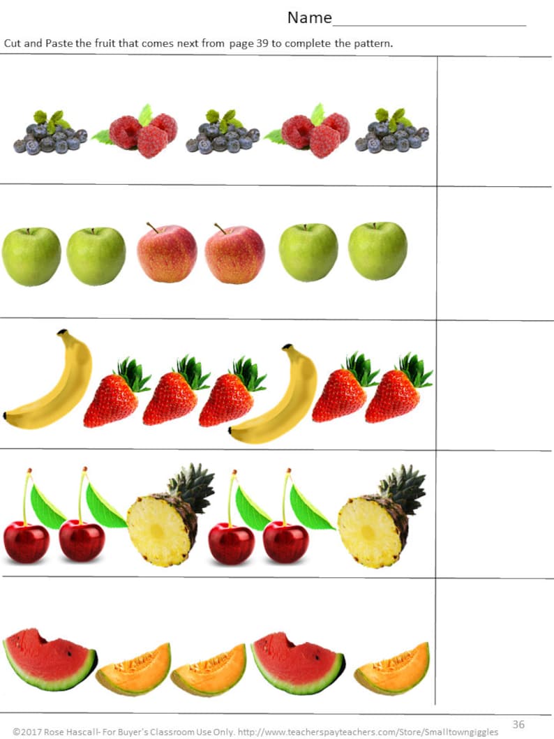 October Kindergarten Cut and Paste Unit Fine Motor Skills Bundle - Etsy