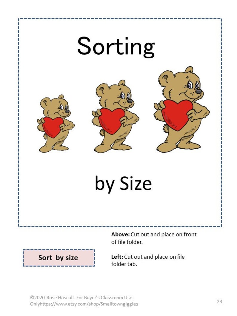 Preschool File Folder, Valentine Activities,special Education ...