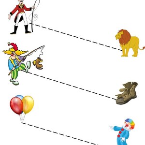 Circus Math Literacy Cut and Paste Activities Fine Motor Digital ...