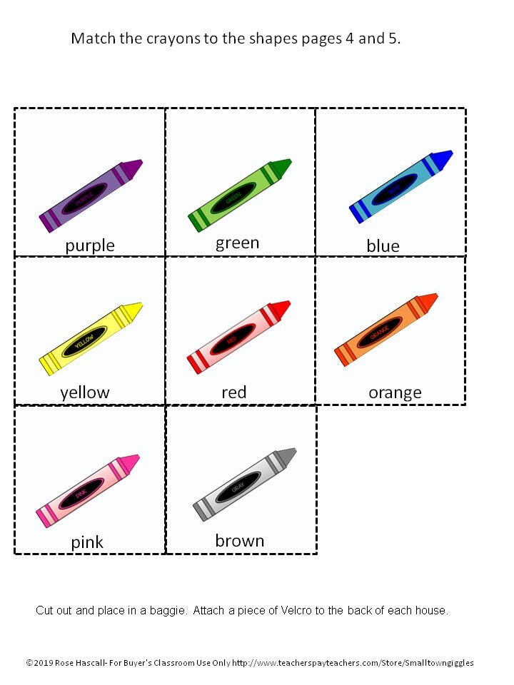 Shape Activities for Early Learners, File Folder Games, Math Literacy ...