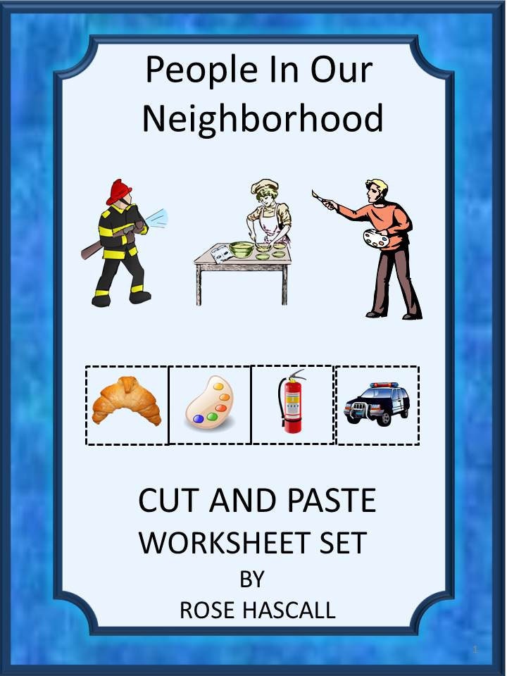 Teaching Materials, Instant Printable, Back to School,people in Our ...