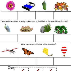 Amazing Matilda, A Monarch Tale, Butterfly, Cut and Paste, Mazes, P-K ...