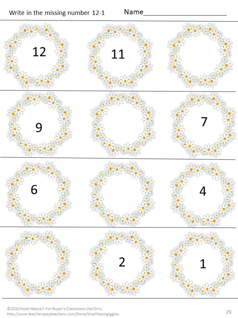 Spring Summer Math Worksheets, Distance Learning, Digital Download P.K ...