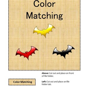 Halloween Fun File Folder Games-pk, K, Special Education, Autism - Etsy