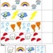Weather Math Literacy Centers Cut Paste Special Education Math ...