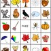Autumn Fall BINGO Game, Listening Skills + Visual Discrimination ...