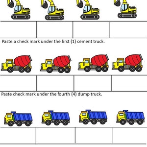 Construction Time Math Literacy Pre-k,k, Special Education Autism ...