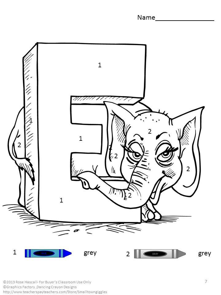 Distance Learning Alphabet Color by Code Coloring Pages - Etsy