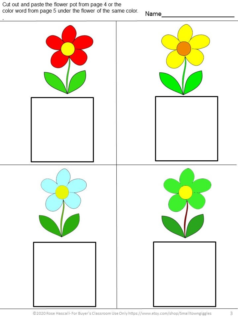 Cut and Paste Activities, Kindergarten Special Education Math and ...