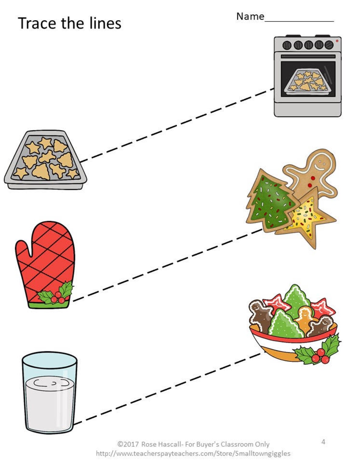 Christmas Fine Motor Tracing Activities Pre-k. K. Special Education ...