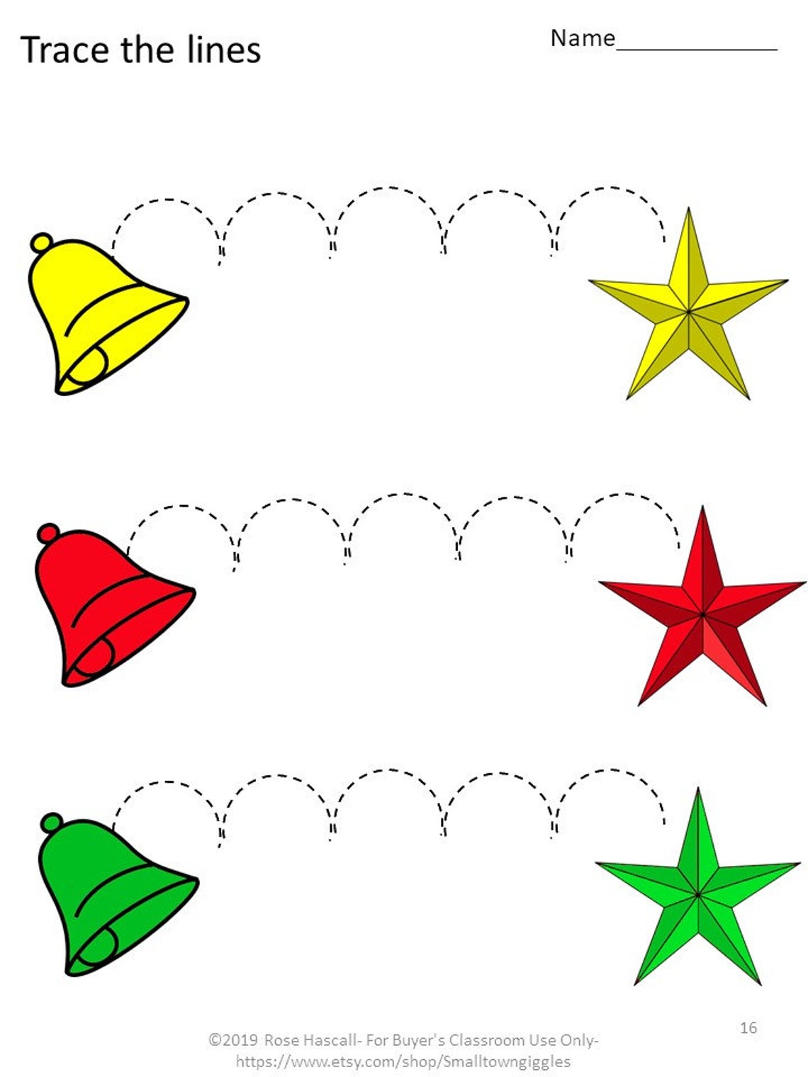 Christmas Printable,tracing Activities,tracing Lines,fine Motor Skills ...