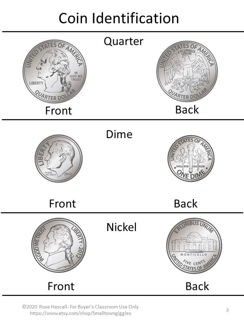 Coins Money Activities Counting Coins Identifying Coins Special ...