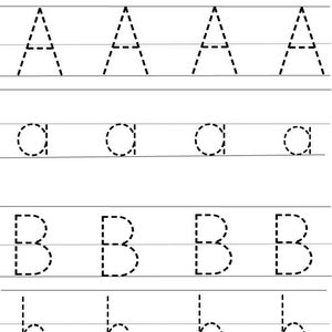 Distance Learning, Alphabet Writing Practice Worksheet Set, Digital ...