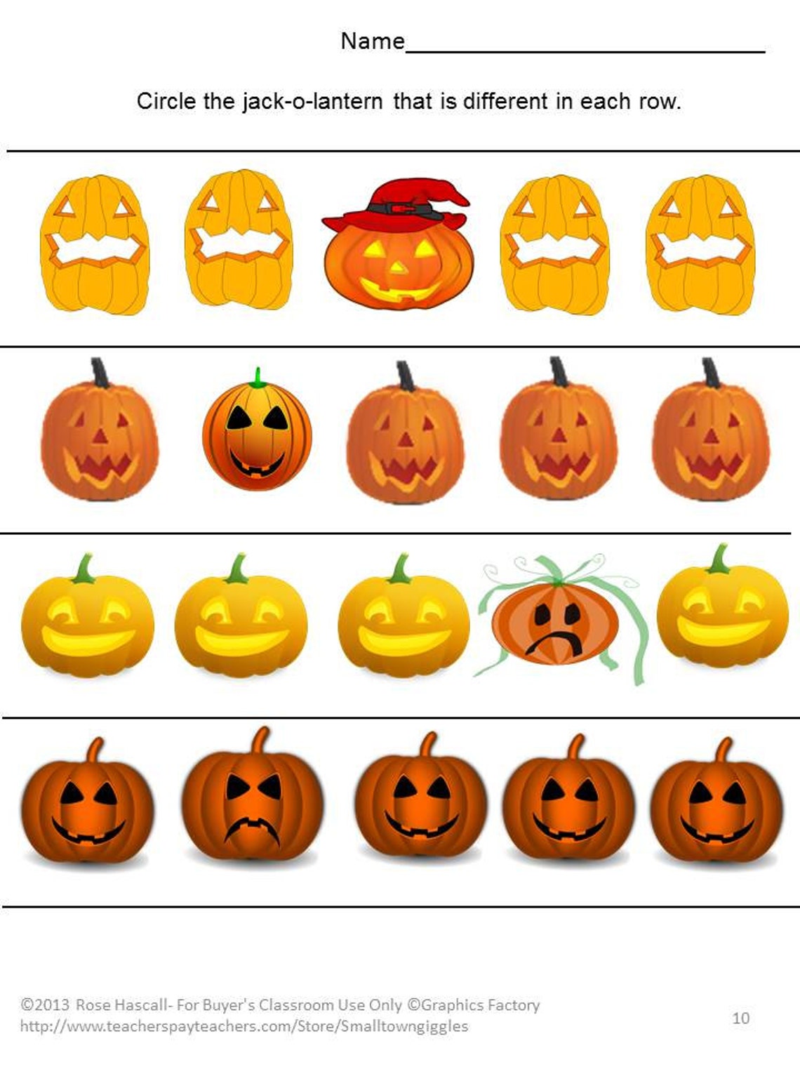 Halloween Fun Worksheet Set-pk K Special Education Autism - Etsy