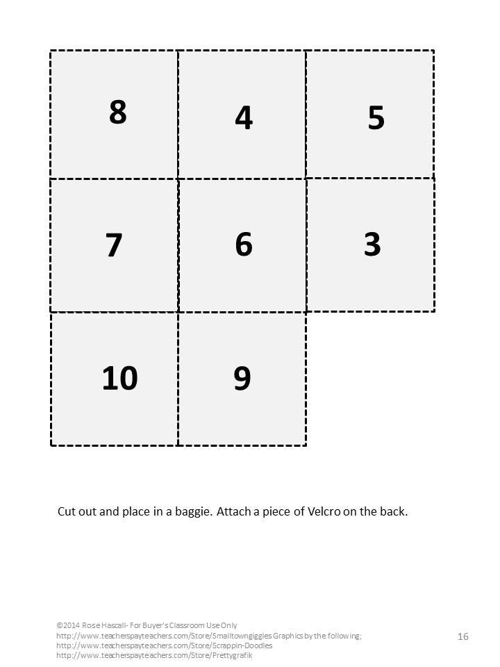 My Family My House File Folder Games Math Literacy Fine Motor Skills ...