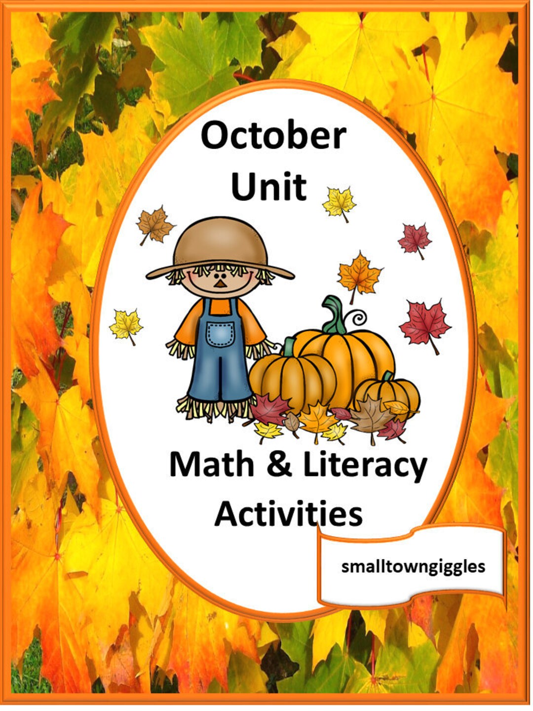 October Kindergarten Cut and Paste Unit Fine Motor Skills Bundle - Etsy