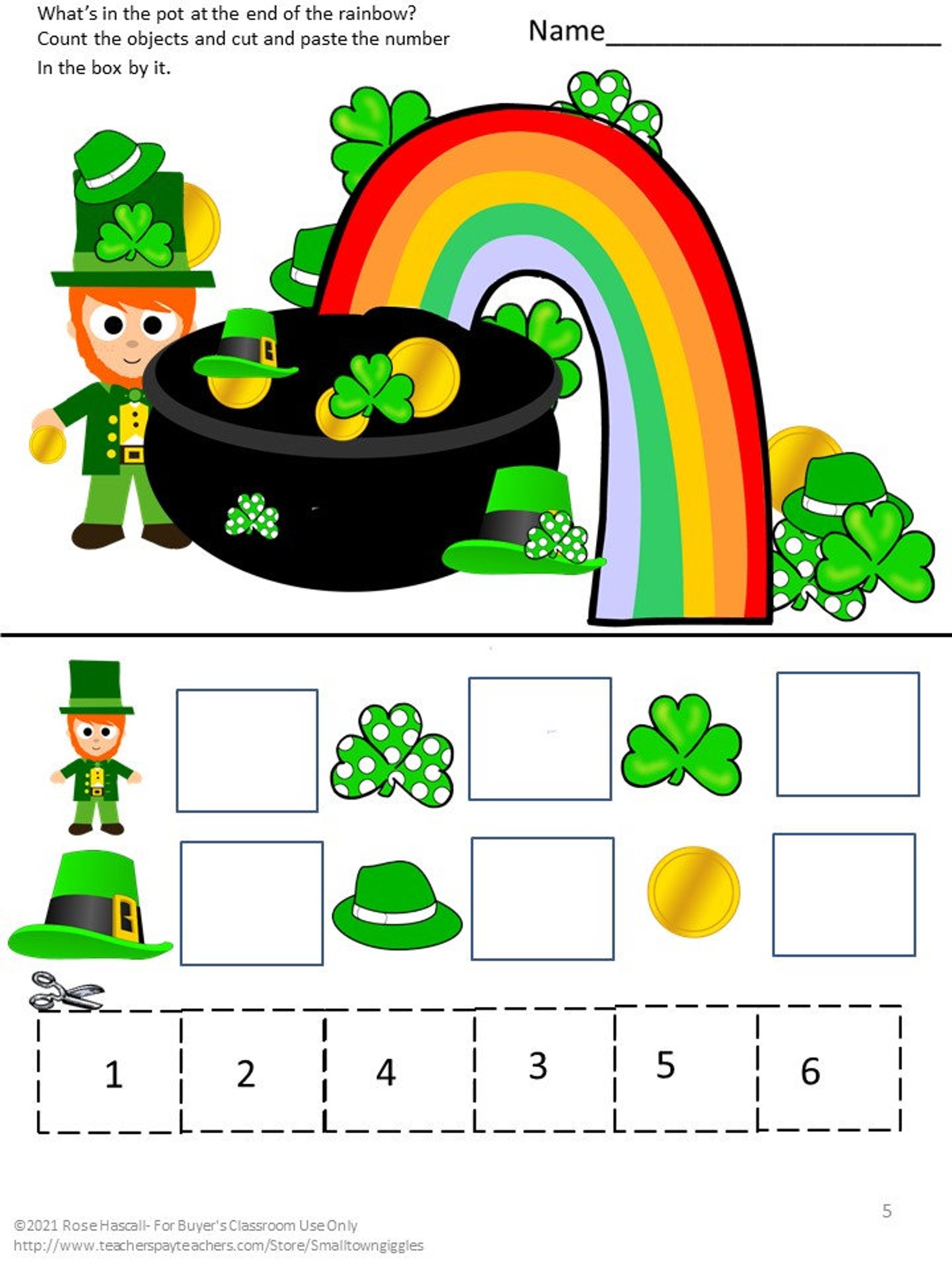 Collection of Fun Counting Worksheets. - Etsy