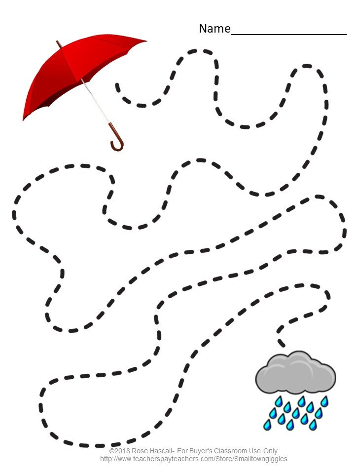 Tracing and Mazes Fine Motor Activities No Prep Printable Worksheets P ...