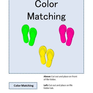 Summer File Folder Games Preschool, Kindergarten, Special Education ...