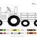 Transportation Color by Number Fine Motor Activities Preschool ...