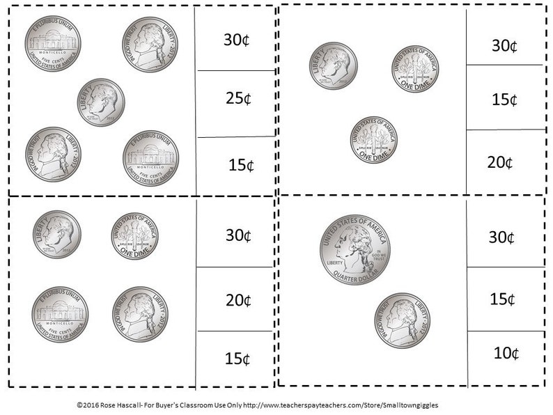 Coins Money Activities Counting Coins Identifying Coins Special ...