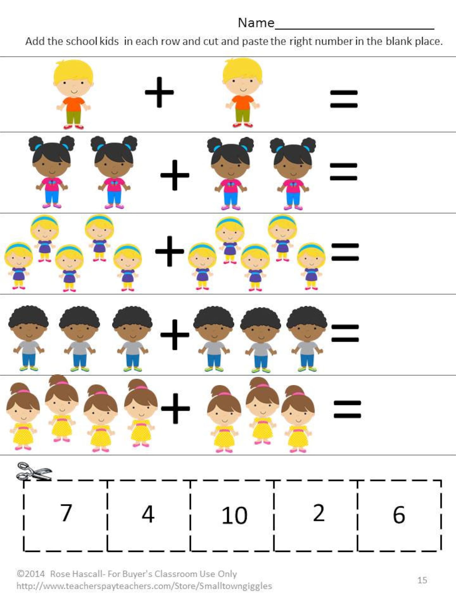 Back to School Alphabet Cut and Paste Special Education Fine Motor ...