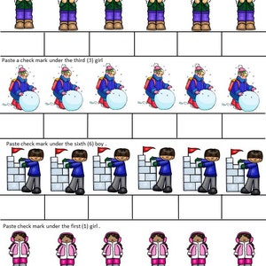 Winter Math Worksheets, Distance Learning, Digital Download, Printable ...