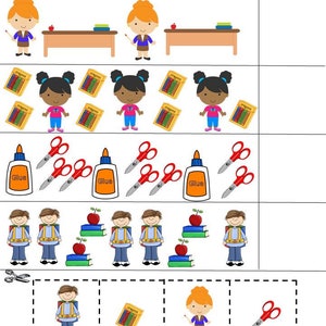 Back to School Alphabet Cut and Paste Special Education Fine Motor ...