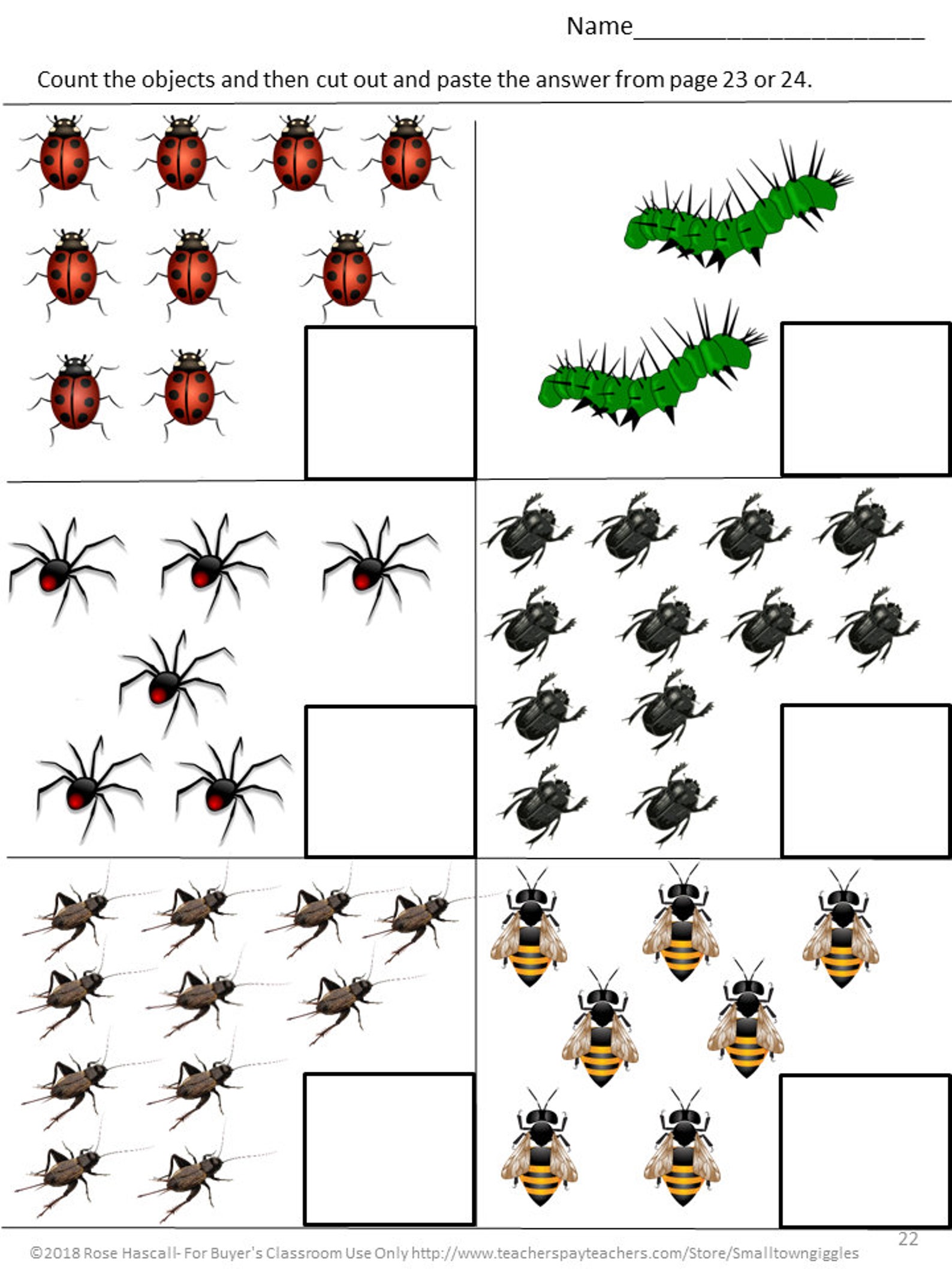 Hank’s Big Day Story of a Bug Book Study Digital Download Pre-k K First ...