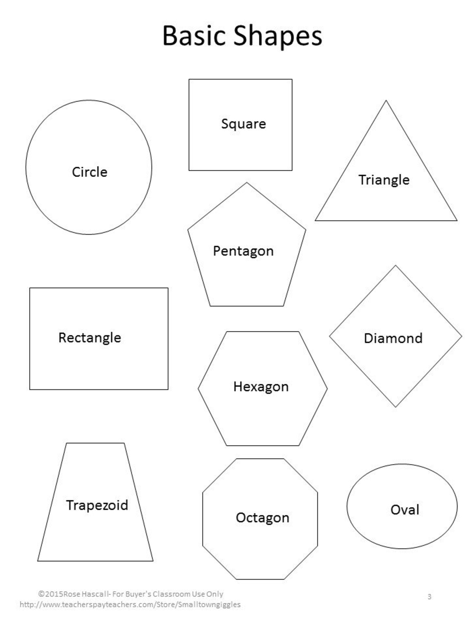 Shapes Matching Color Recognition P-K, K, Autism Activities Special ...