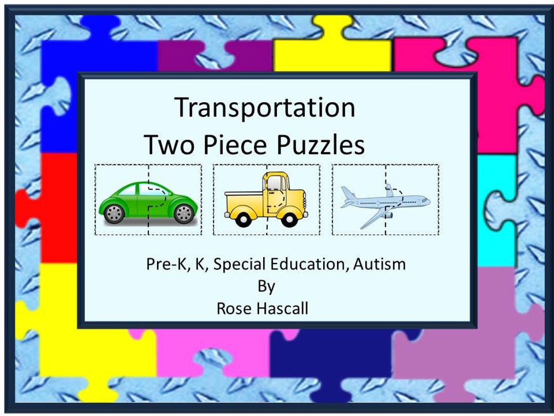 Teaching Materials, Instant Printable, Home School Transportation Two ...