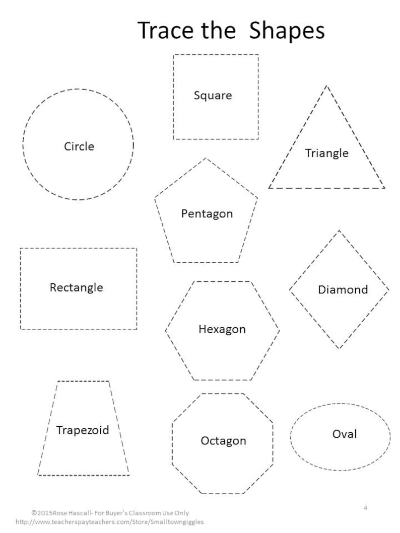 Shapes Matching Color Recognition P-K, K, Autism Activities Special ...